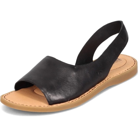 Born | Shoes | Born Inlet Black Leather Slipon Comfortable Sandals ...